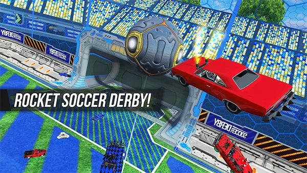 Rocket Soccer Derby 🕹️ Play now on HahaGames