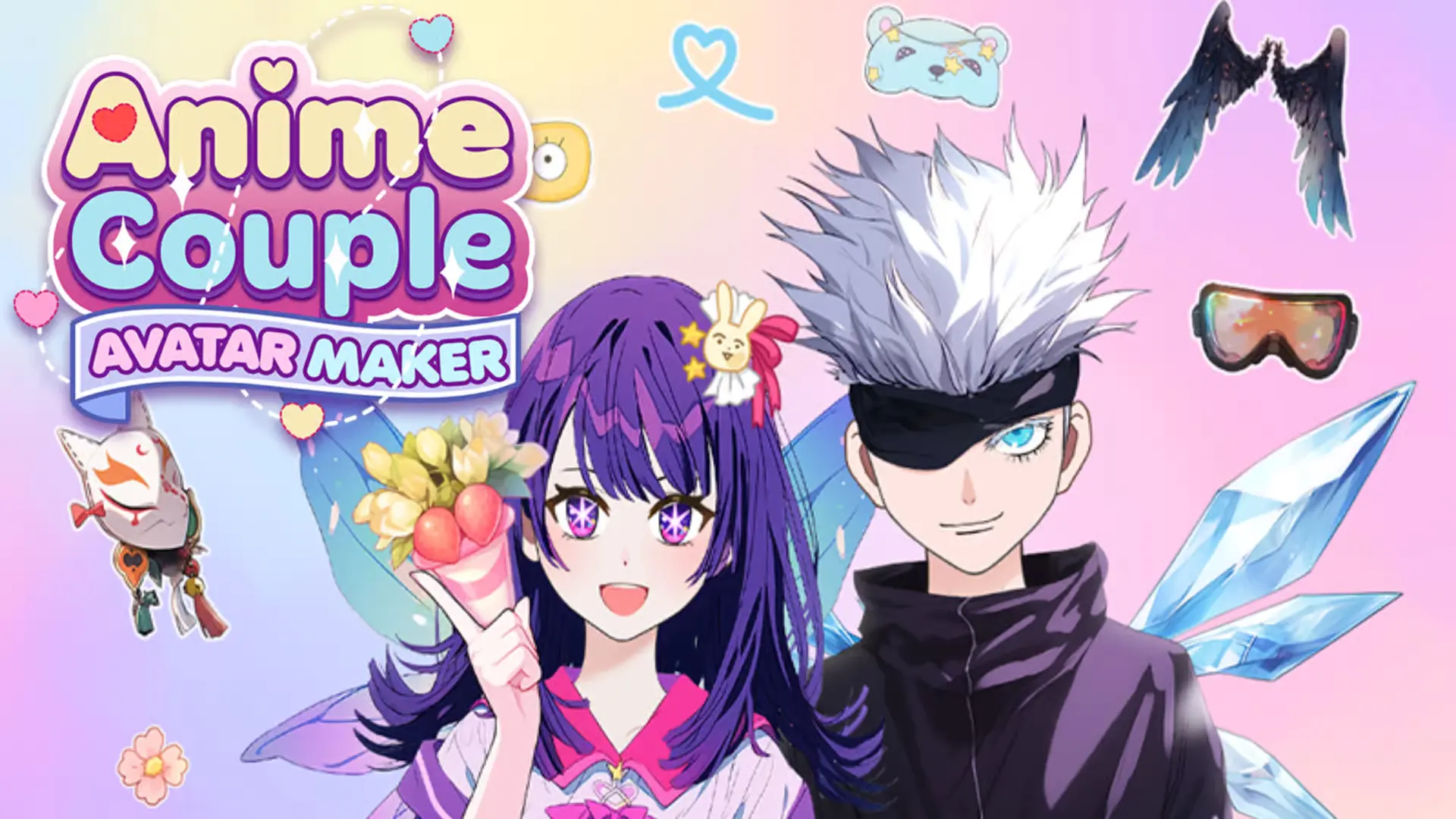 Anime Couple: Avatar Maker 🕹️ Play now on HahaGames
