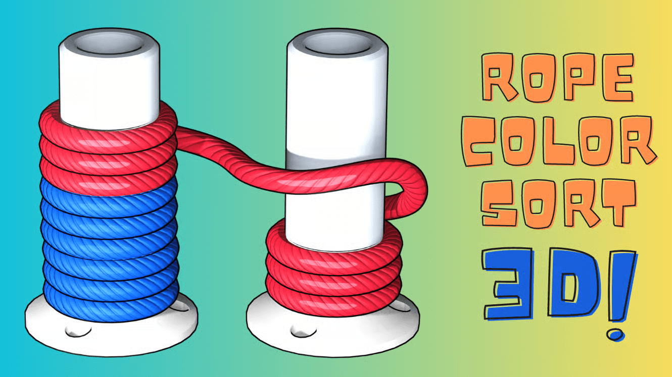 Rope Color Sort 3D 🕹️ Play now on HahaGames