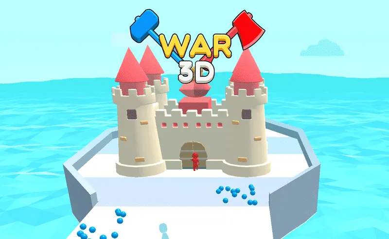 Castel War 3D 🕹️ Play now on HahaGames