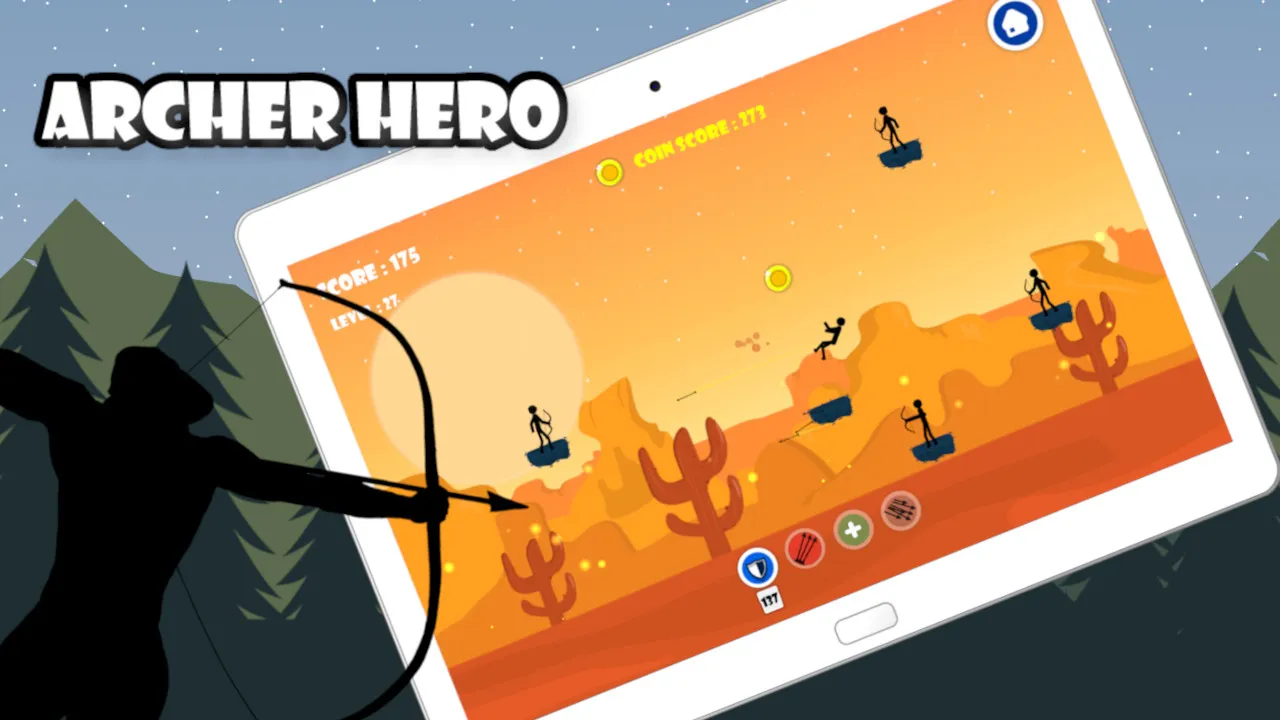 Archer Hero 🕹️ Play now on HahaGames