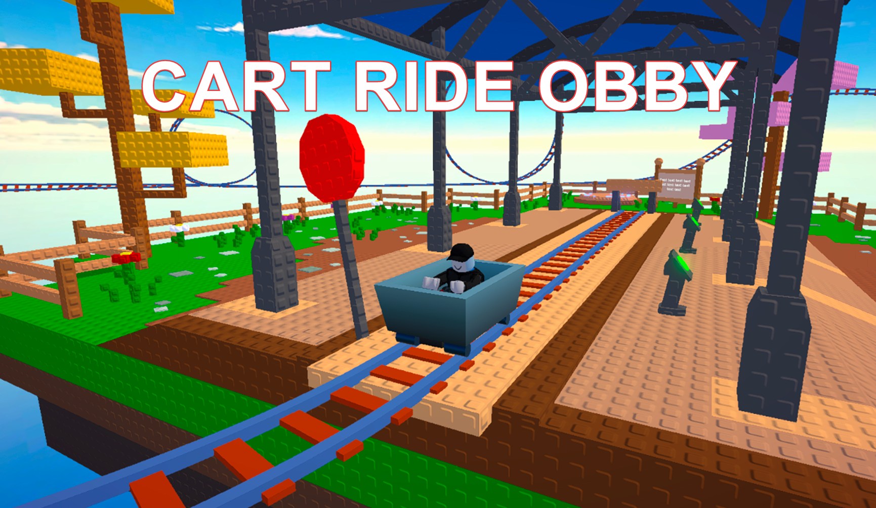 Cart Ride Obby 🕹️ Play now on HahaGames