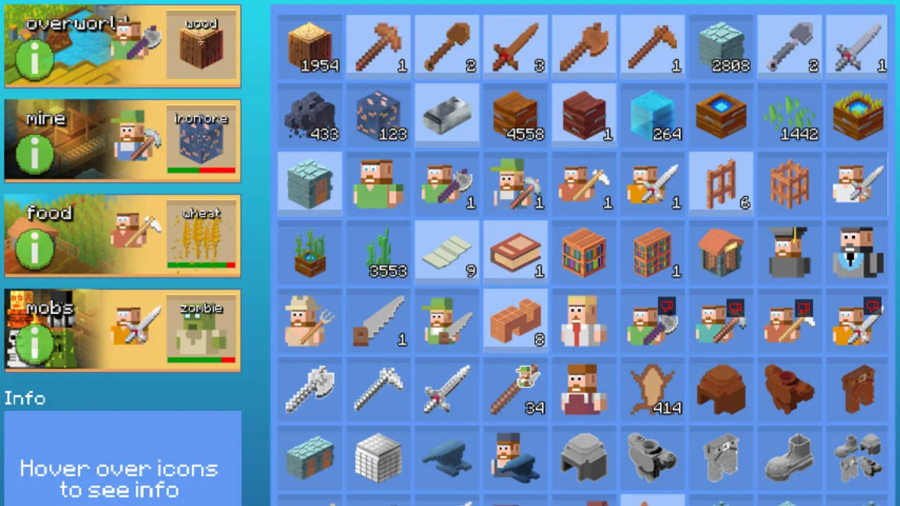 Grindcraft Remastered 🕹️ Play now on HahaGames