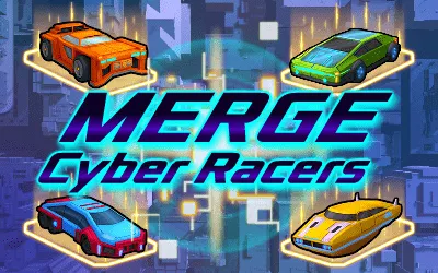 Merge Cyber Racers 🕹️ Play now on HahaGames