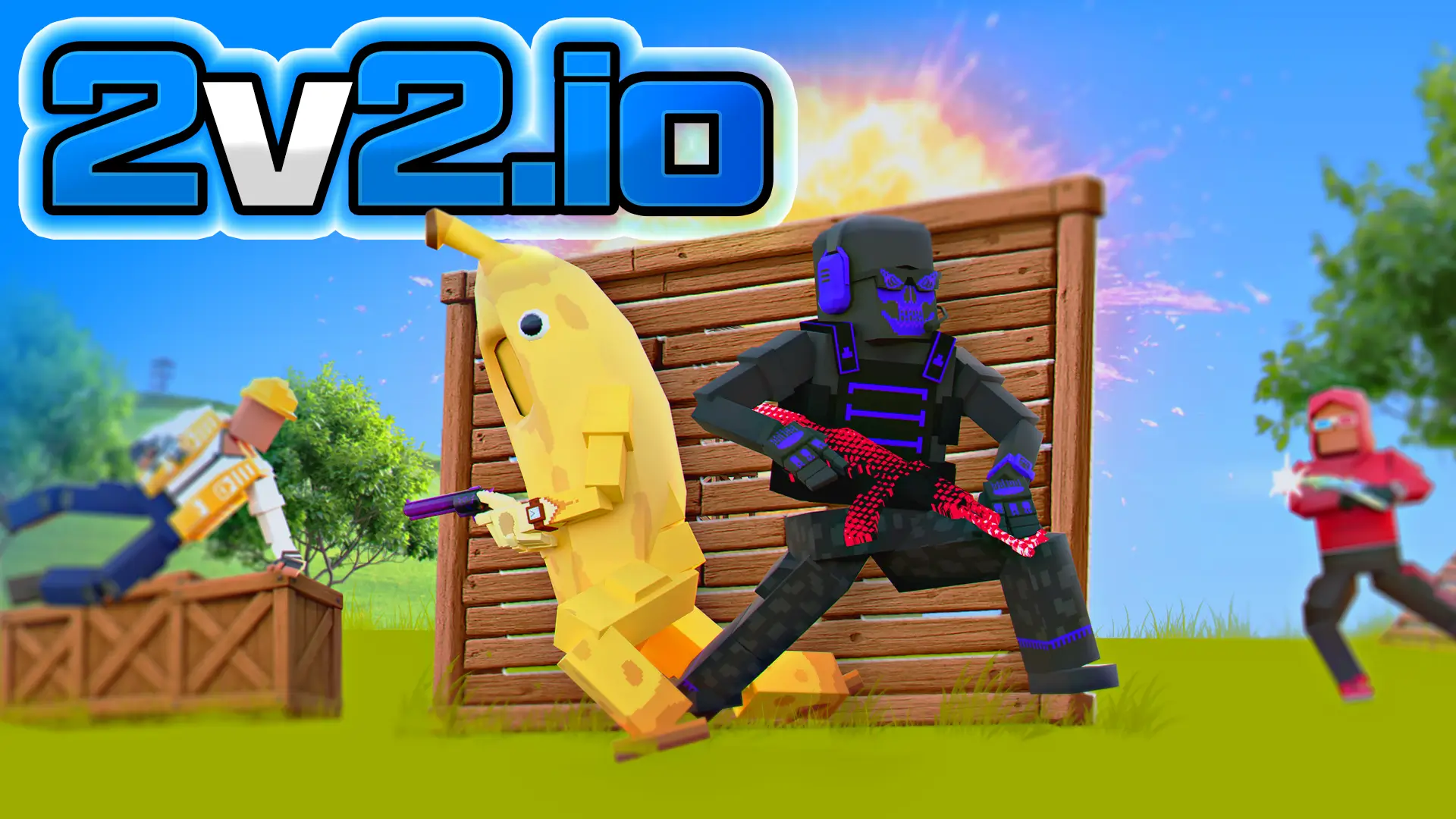 2v2.io 🕹️ Play now on HahaGames