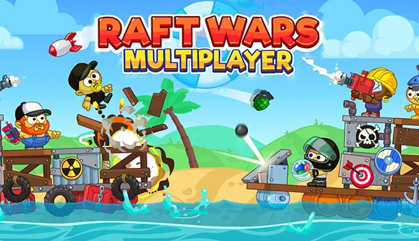 Raft Wars Multiplayer 🕹️ Play now on HahaGames